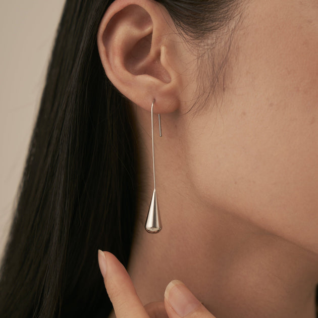 14K Gold Water Drop Earrings – Furano Studio